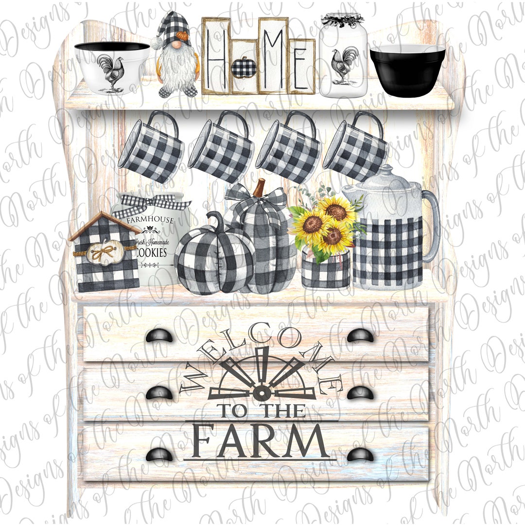 Farm Kitchen-rustic Kitchen-farmhouse Kitchen Sublimation-granny's ...