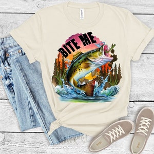 Bite Me-bite Me Sublimation Design-bite Me Fishing Digital Download ...