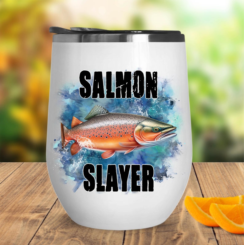 Salmon Slayer-salmon Fish Sublimation-salmon Sublimation-salmon Digital ...