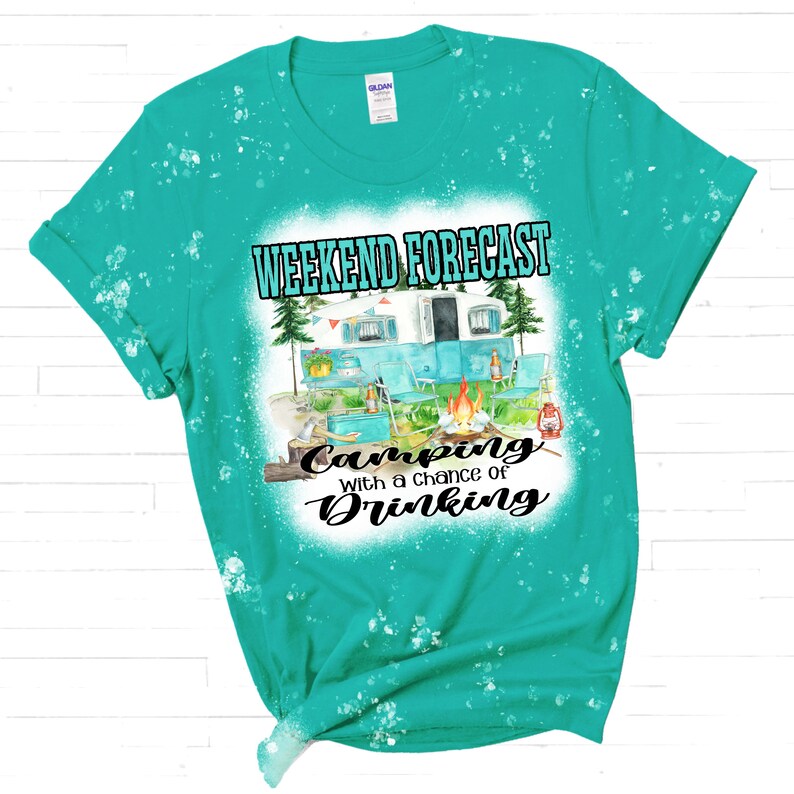 Weekend Forecast Camping With a Chance of Drinking-weekend - Etsy