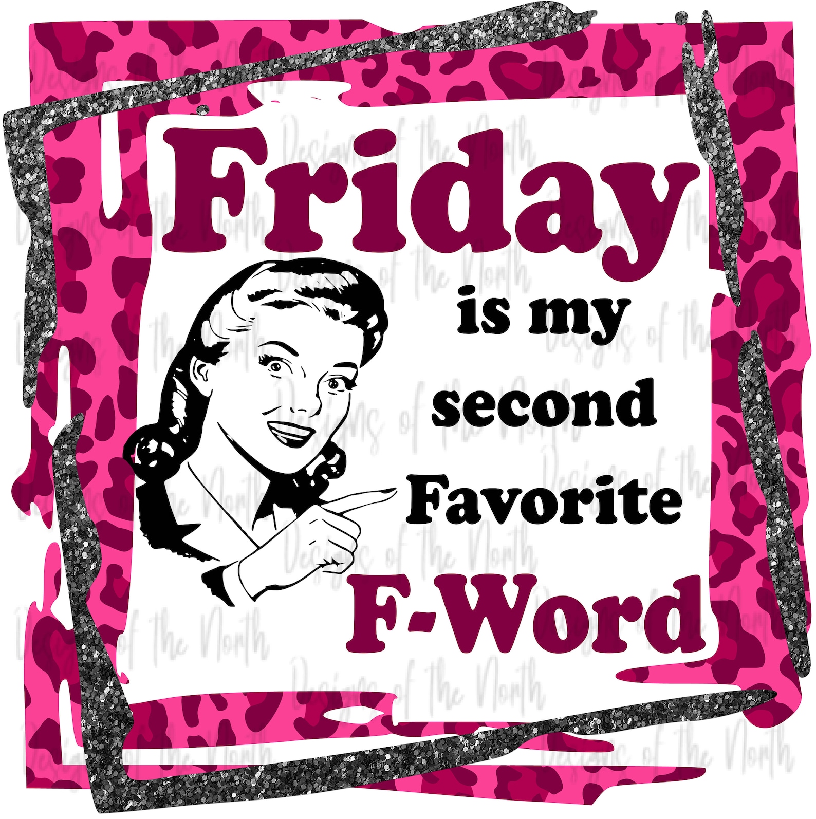 Friday is My Second Favorite Fword-friday Sublimation-retro Sublimation ...
