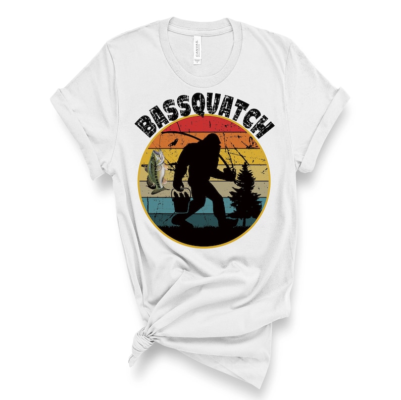 Bassquatch-sassquatch Sublimation-big Foot Sublimation-fishing ...