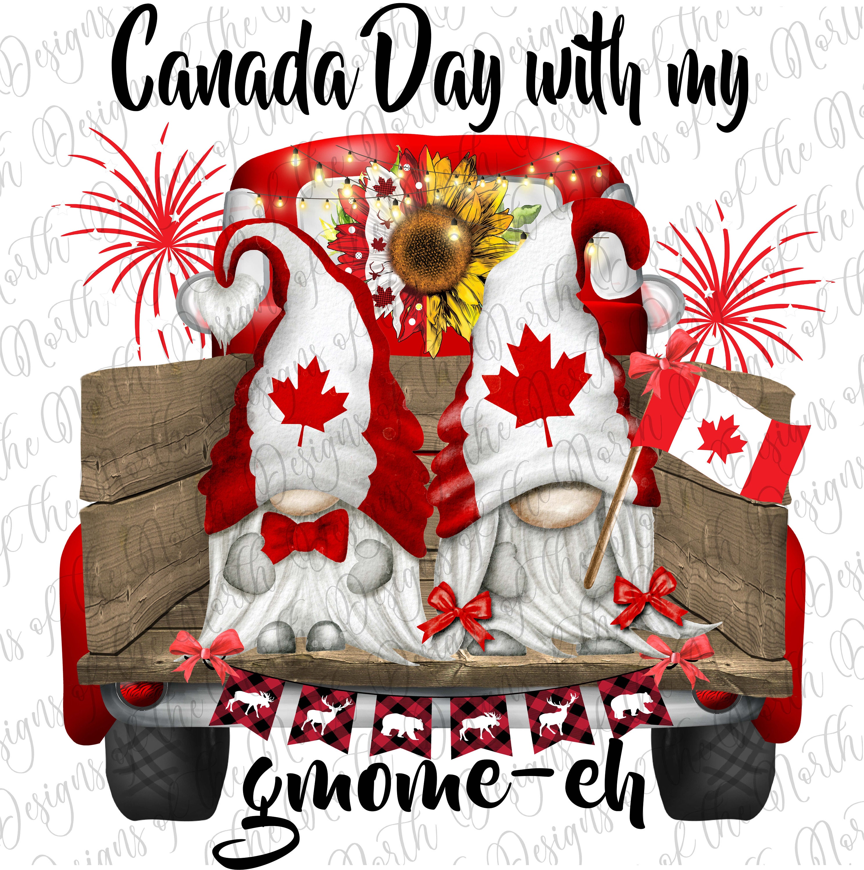 Canada day with my gnomies eh-canada sublimation-canada day | Etsy