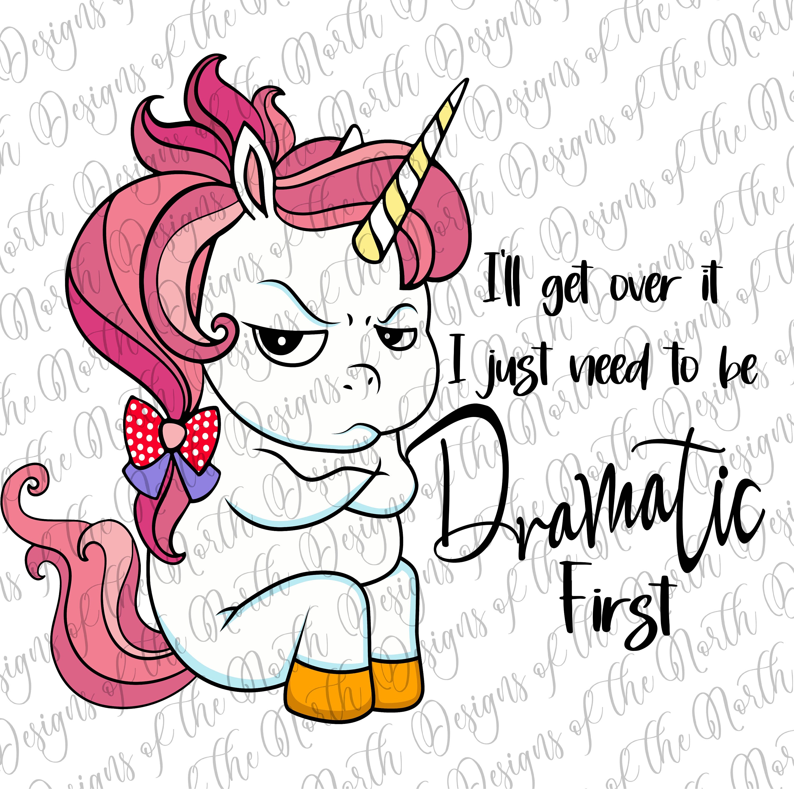 Ill Get Over It I Just Need to Be Dramatic First Stitch Svg - Etsy