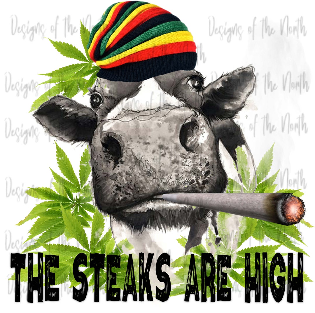 Sublimation-stoned Cow Sublimation-stoned Heifer Sublimation-weed Sublimation-cannabis Clipart ...