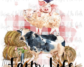 Farm Life Goat Instant Download Sublimation Graphics PNG - Etsy