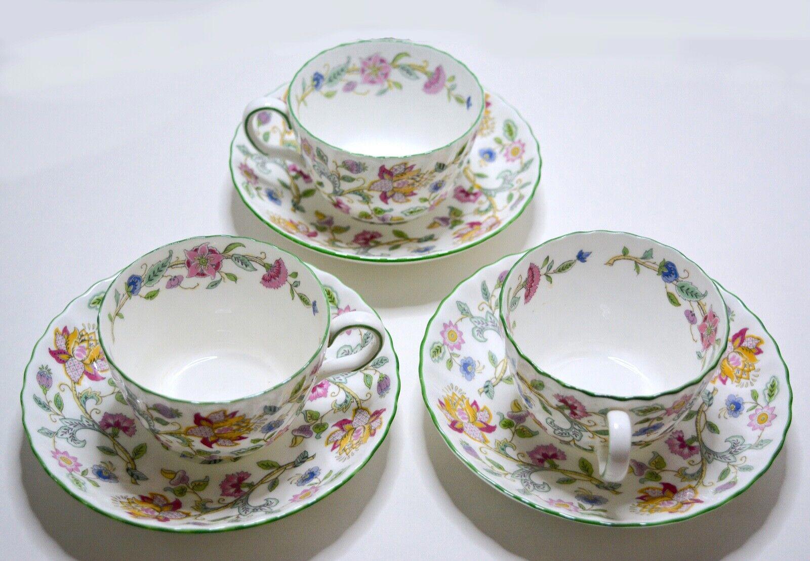 Minton Haddon Hall Rare Antique Old Stamp SET Cup, Saucer, Sugar Bowl ...