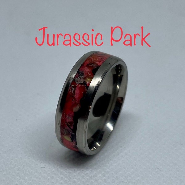 Jurassic Park Ring - Etsy