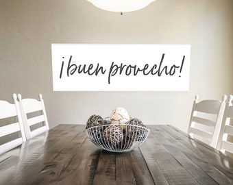Buen Provecho Wall Art - Etsy