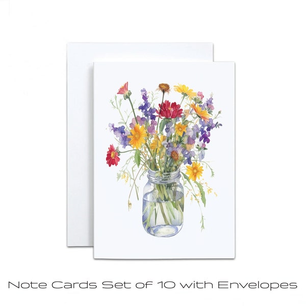 Wildflower Card - Etsy