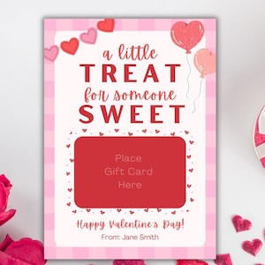 Editable Gift Card Holder | Valentine's Day | Teacher Pink Party Card ...