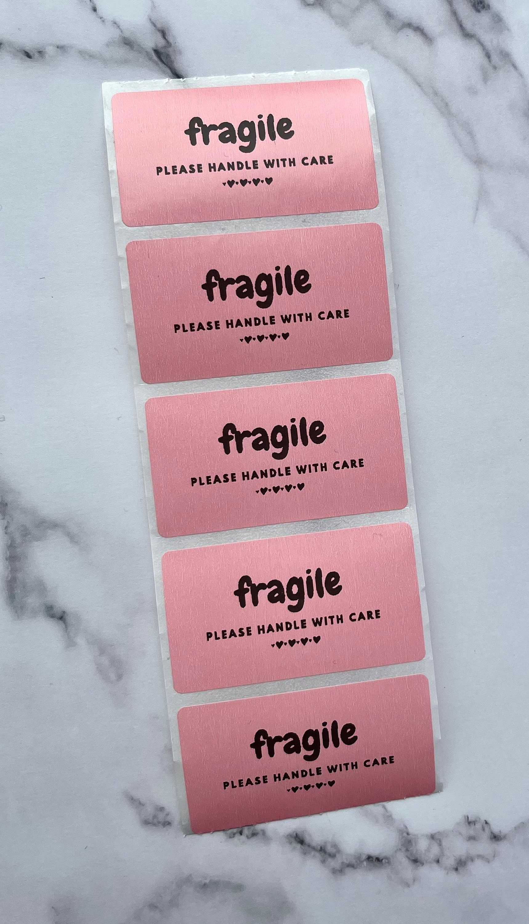 Please Do Not Bend Fragile Stickers Packaging Labels - Etsy