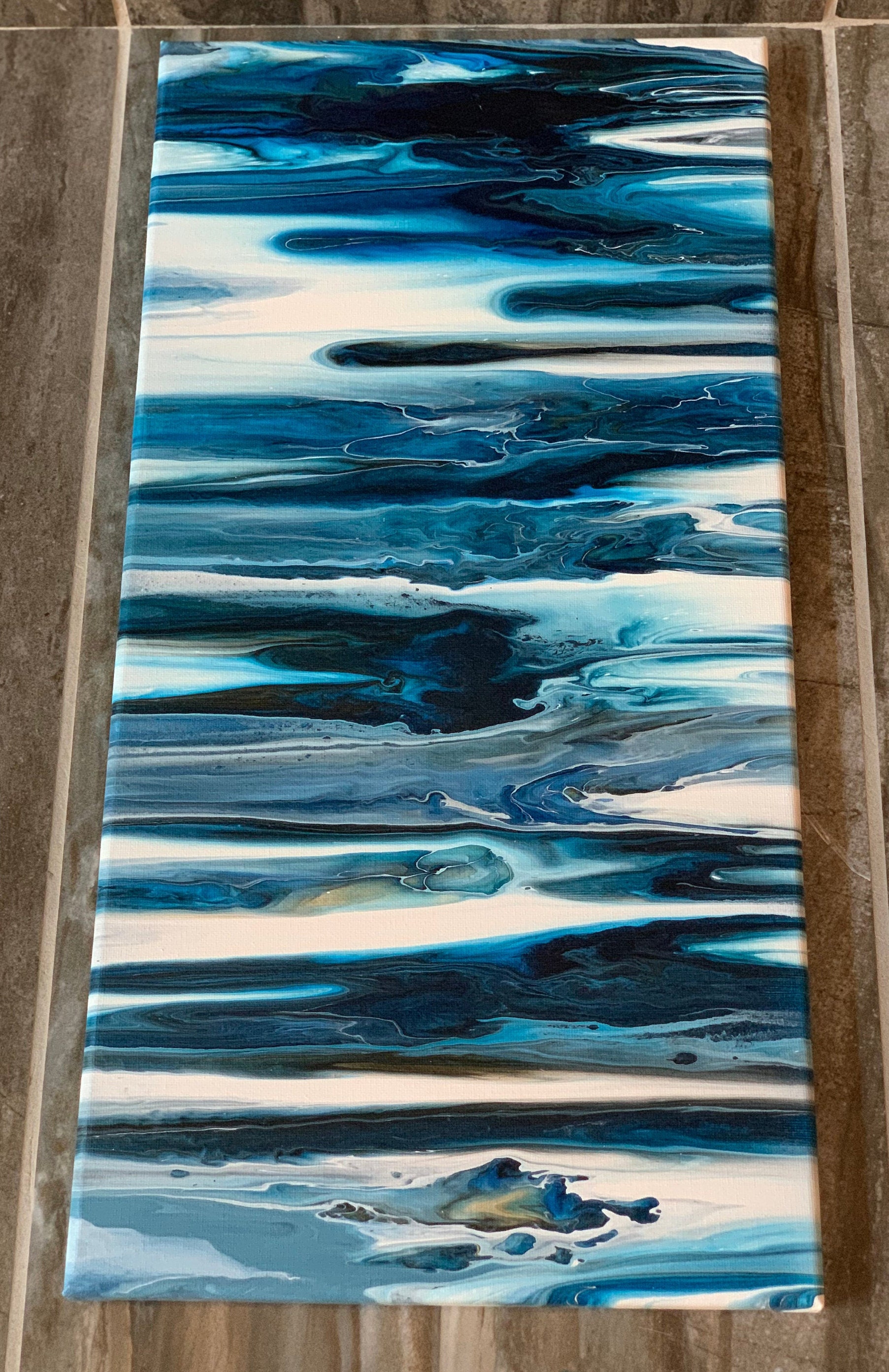 Original Acrylic Pour Painting Abstract Fluid Art Wall Art | Etsy