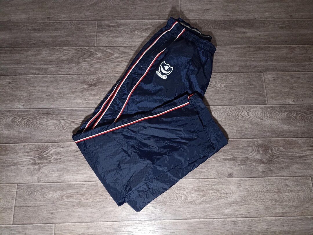 Vintage Portsmouth FC England Jako 2000s Navy Blue Men's Sports Soccer ...