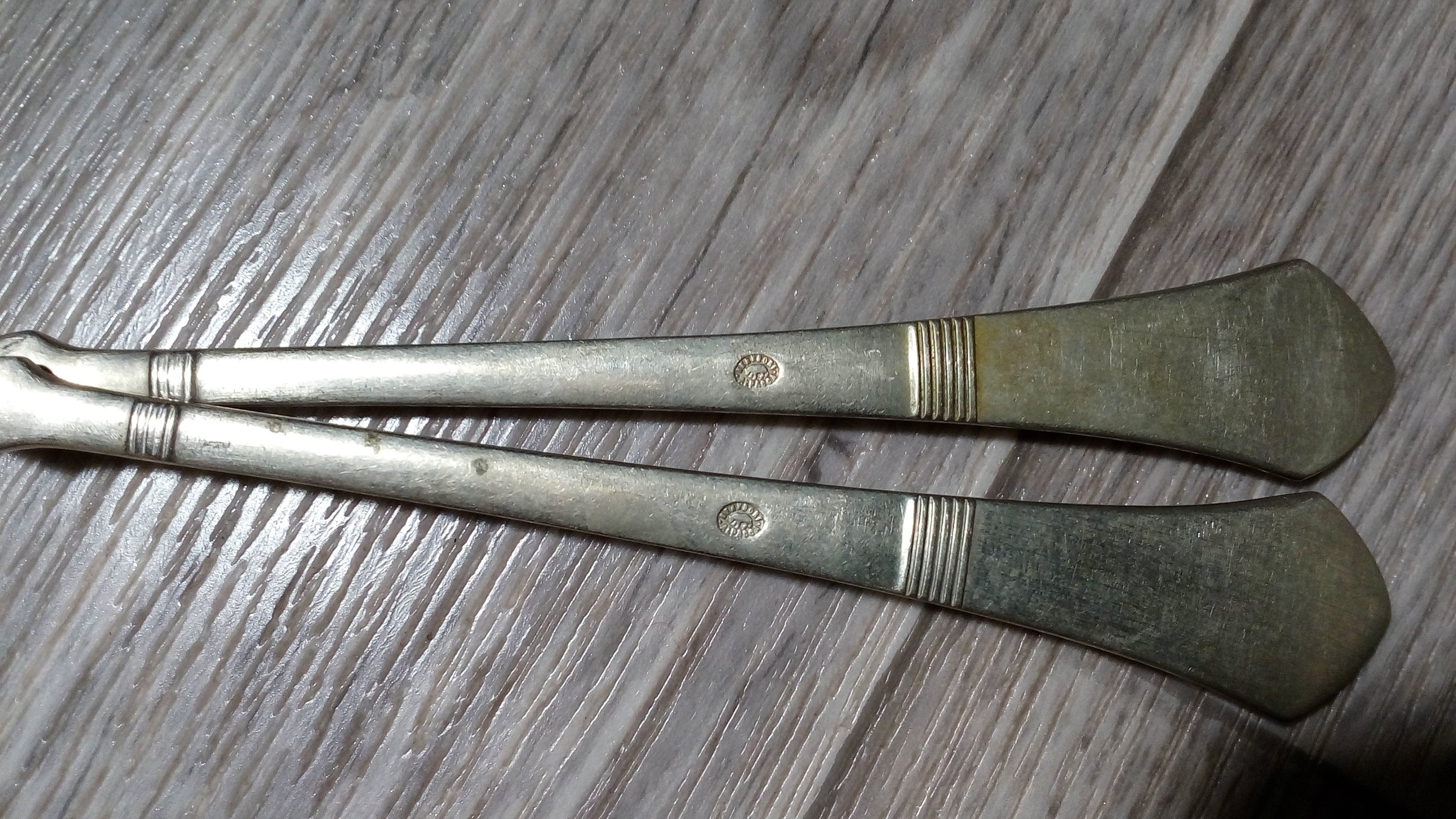 Vintage Berndorf Alpacca Austria Dessert Set 1950s / Silver Plated 6 ...