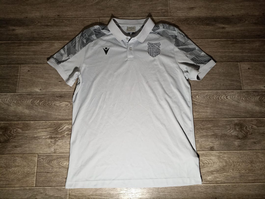 Grimsby Town FC England Macron Gray Men's Training Sports Football ...