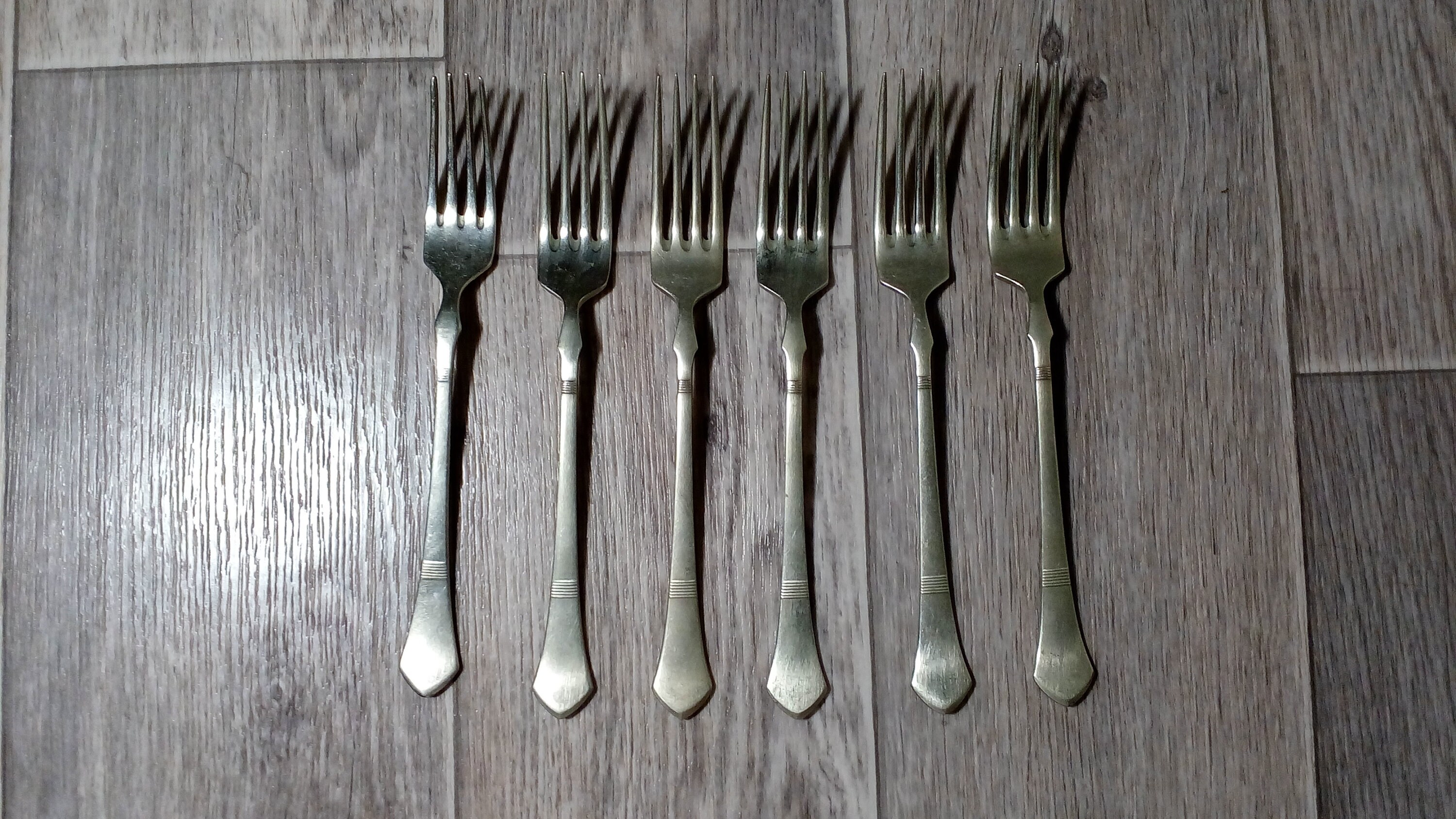 Vintage Berndorf Alpacca Austria Dessert Set 1950s / Silver Plated 6 ...