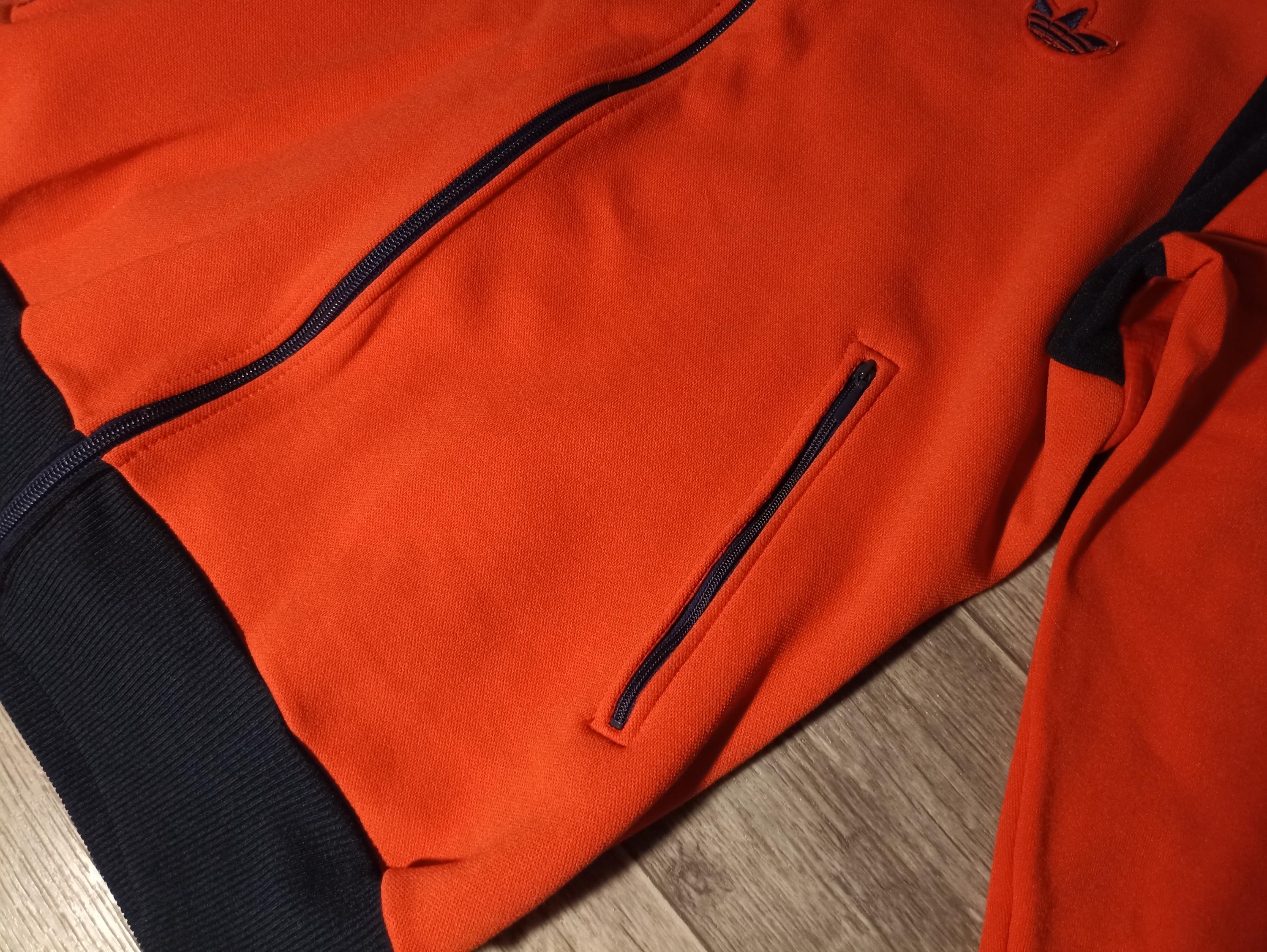 Vintage Adidas 1970/80s Orange Navy Blue Men's Sports Vintage Adidas 1970/80s Orange Navy Blue Men's Sports