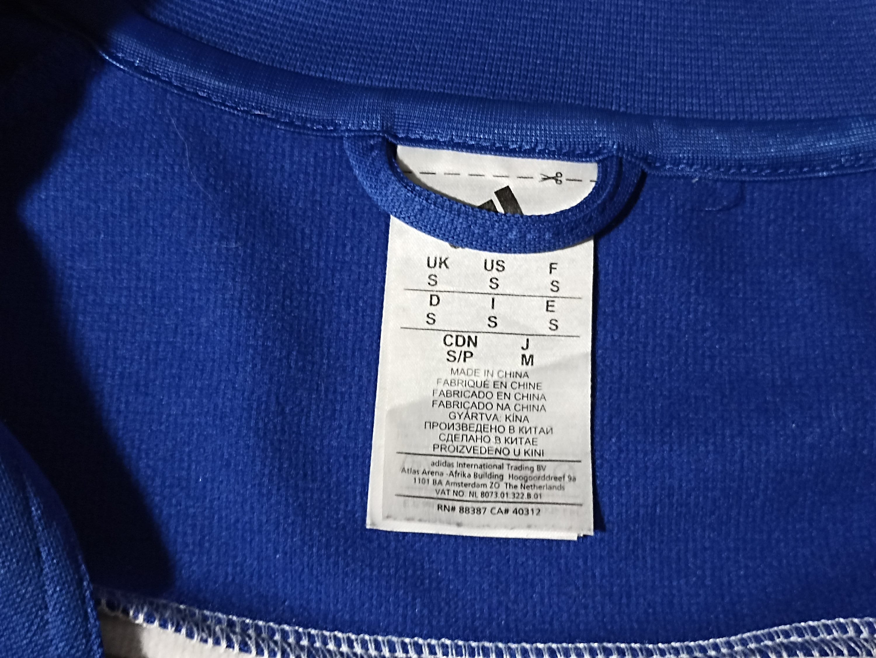 Chelsea FC CFC CHE England Adidas 2014/15 Blue White Men's Sports ...