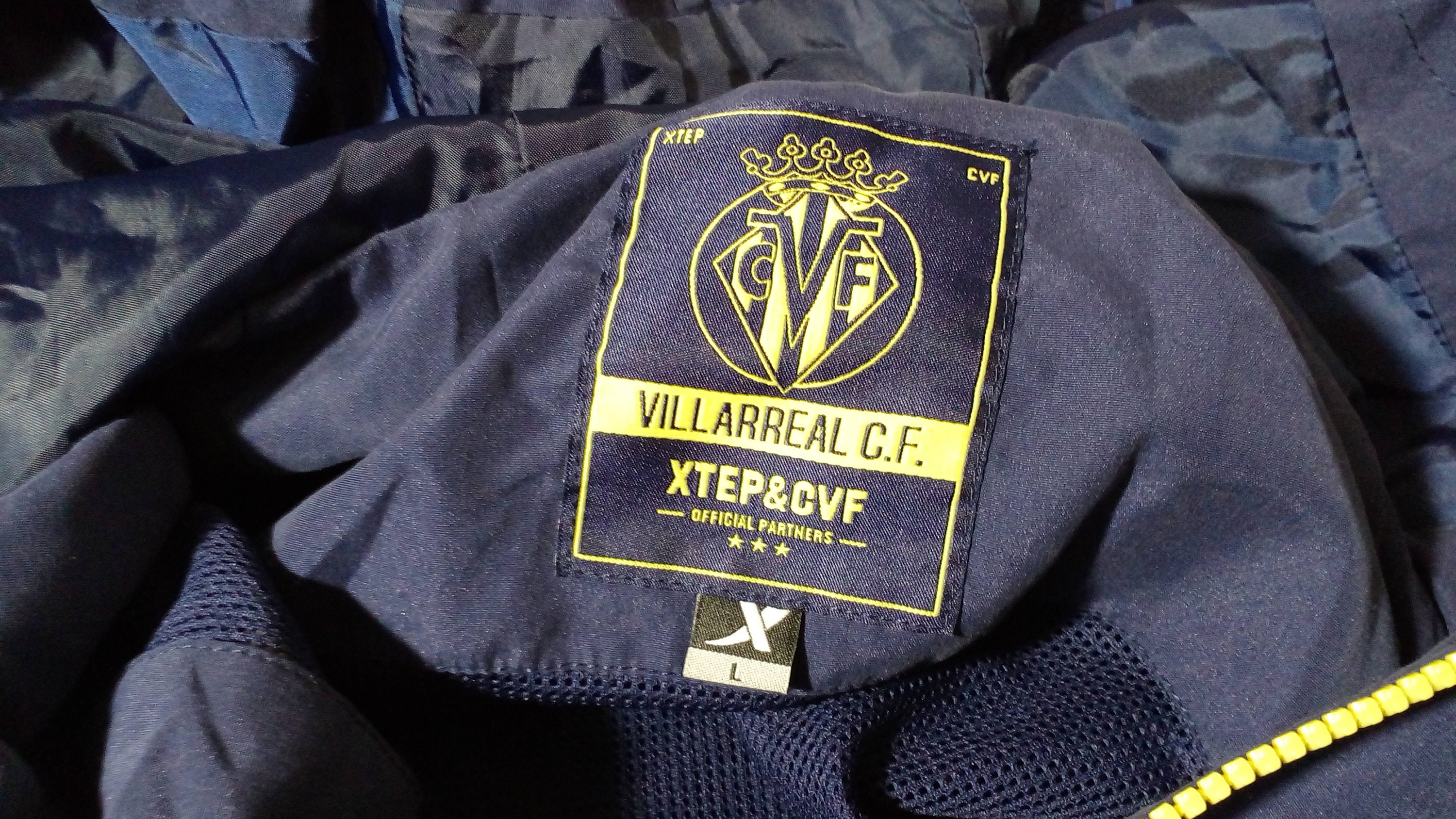 Villarreal Cf VIL CVF Spain Xtep Men's Sports Football Soccer Jacket ...