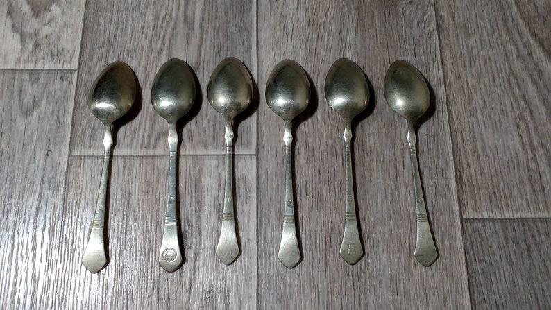 Vintage Berndorf Alpacca Austria Dessert Set 1950s / Silver Plated 6 ...