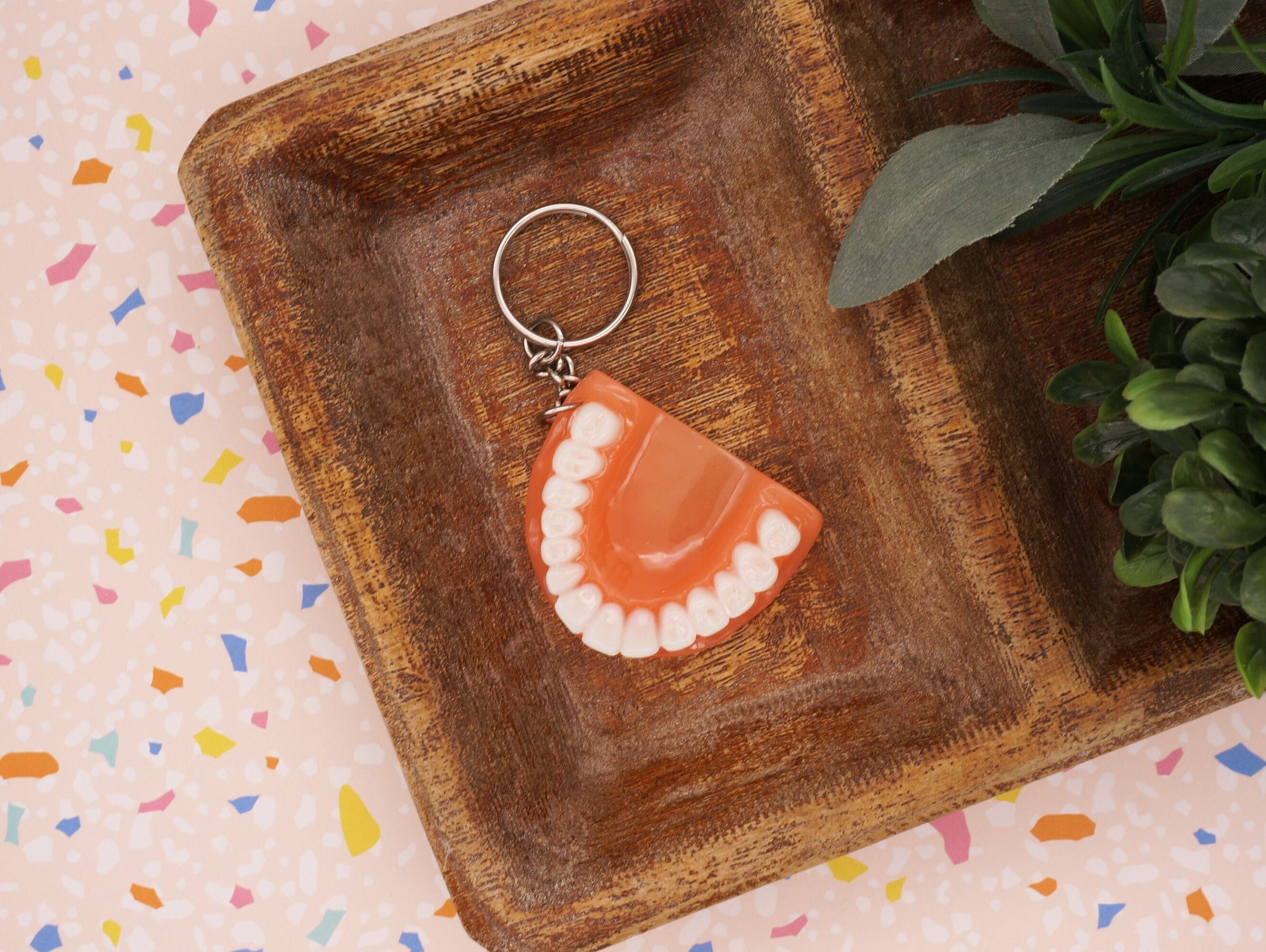 Denture Keychainteeth Keychaindental Keychainrdh - Etsy