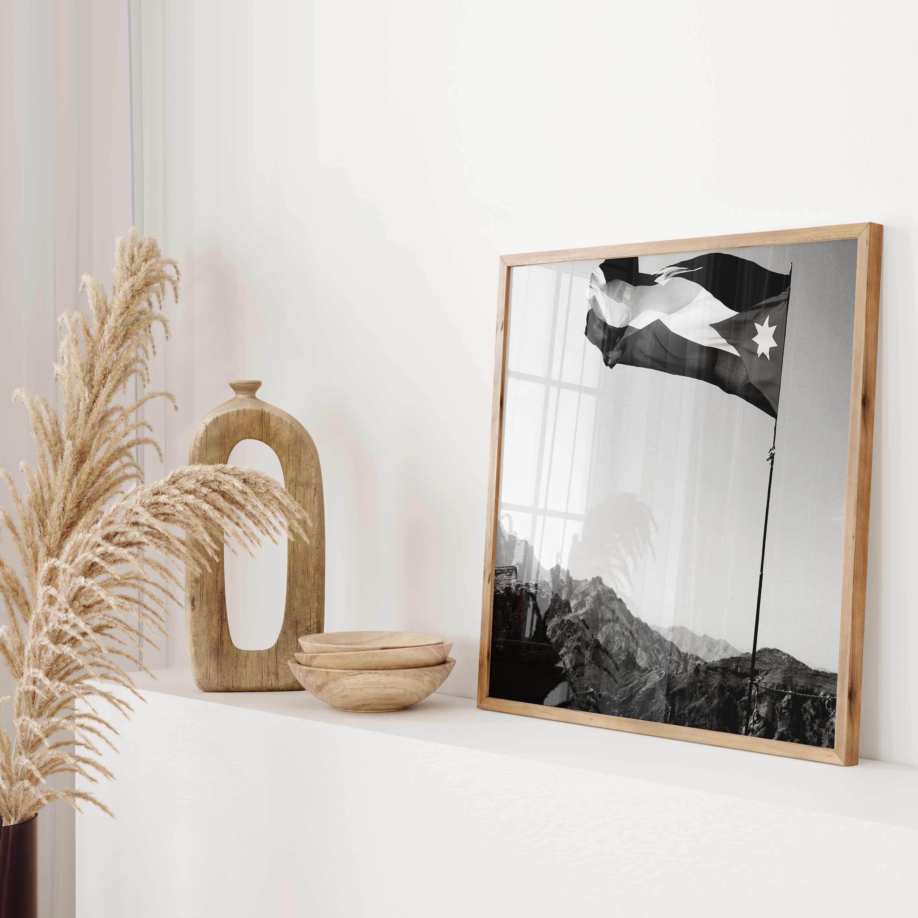 Petra Jordan Square Black and White Photo 9 Piece Printable Wall Art ...