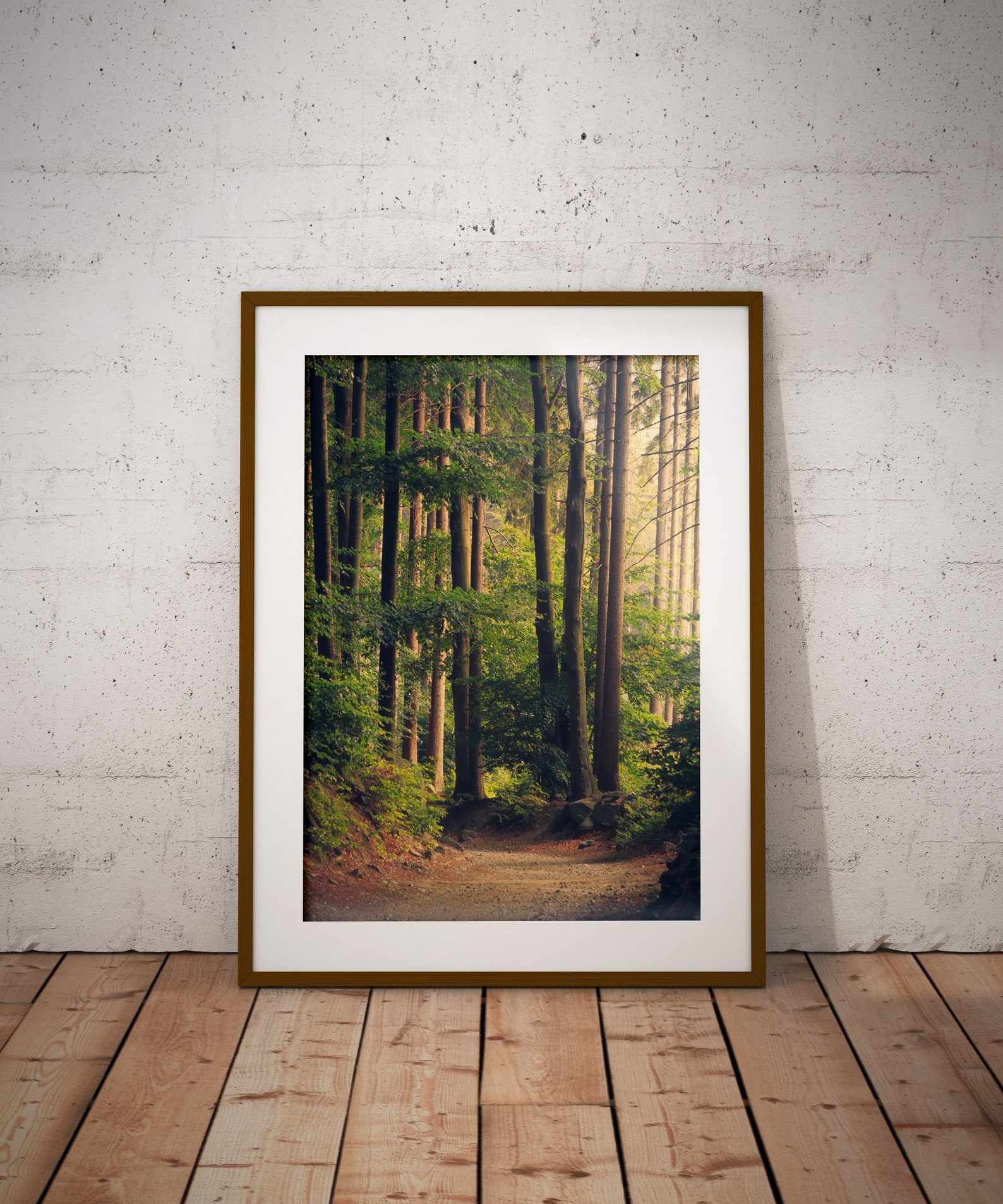 Green Forest Printable Photo Nature Digital Print Rustic - Etsy
