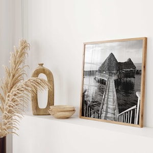 Belize Square Black and White Photo 9 Piece Wall Art – Belize Central ...