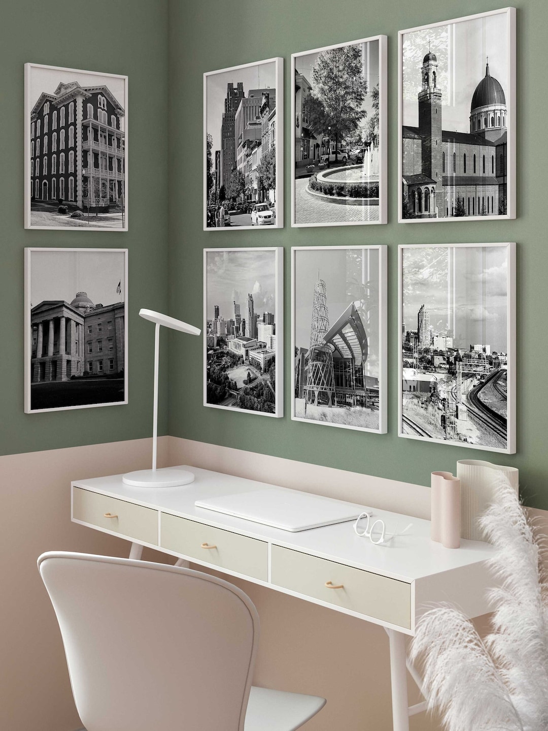 Raleigh North Carolina Set of 8 City Prints – Raleigh North Carolina ...