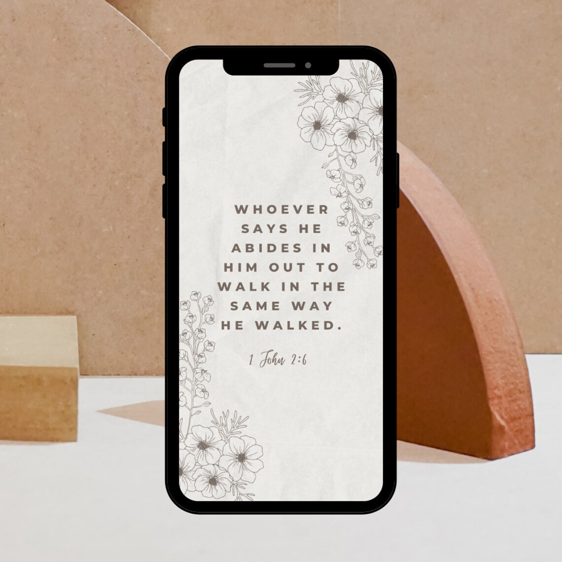 Modern Bible Verse Lock Screen Download - Etsy