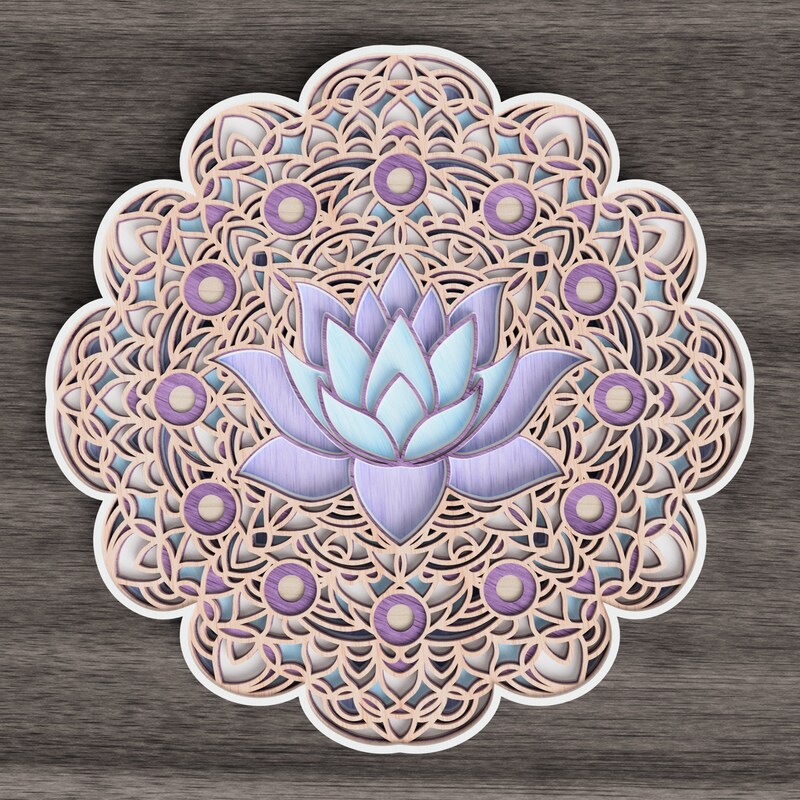 Lotus Mandala - Etsy