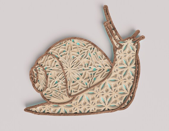 Snail Laser Cut File Snail Svg Laser Cut Files Svg Multi | Etsy