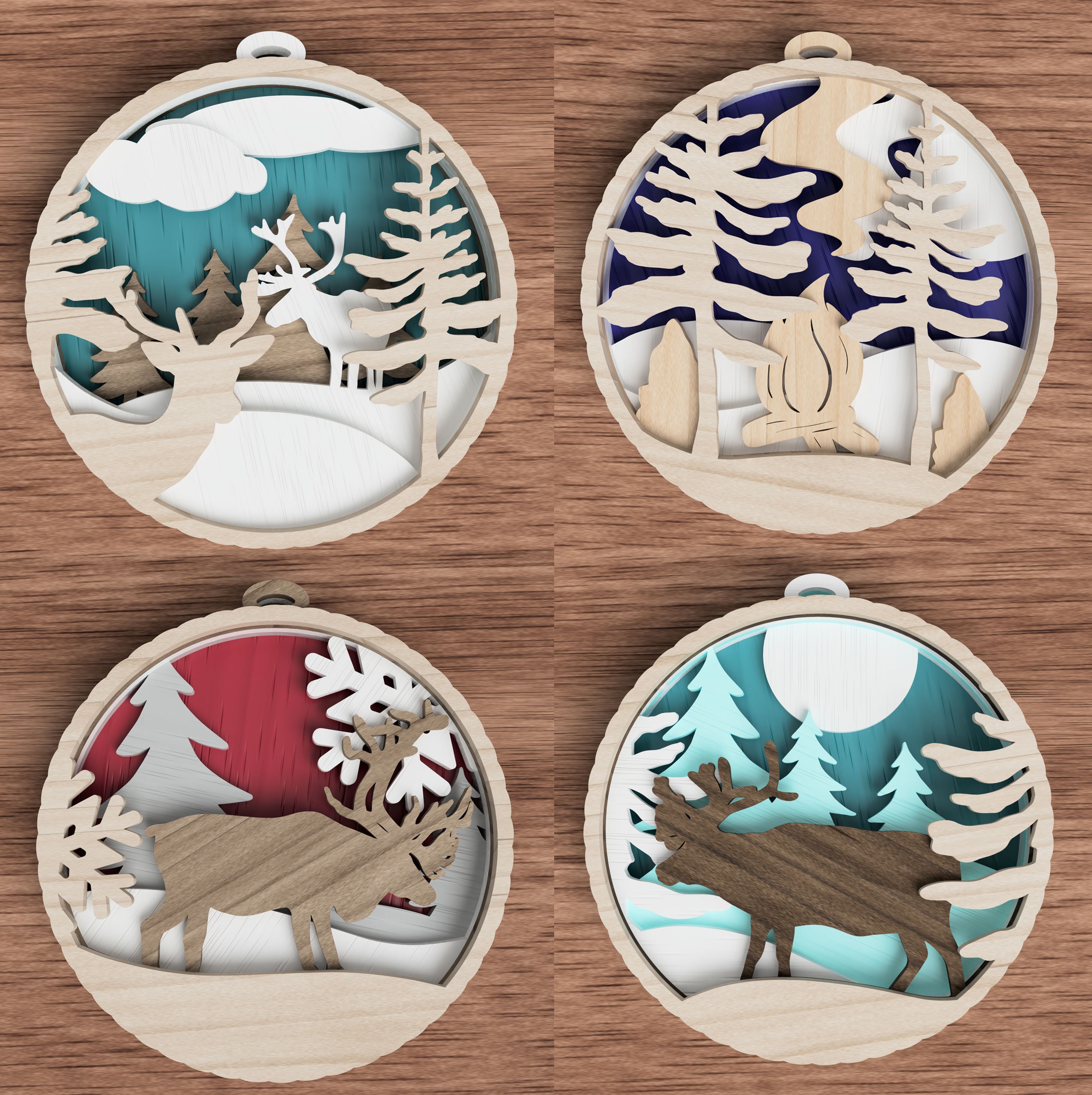 Laser Cut Ornament Template