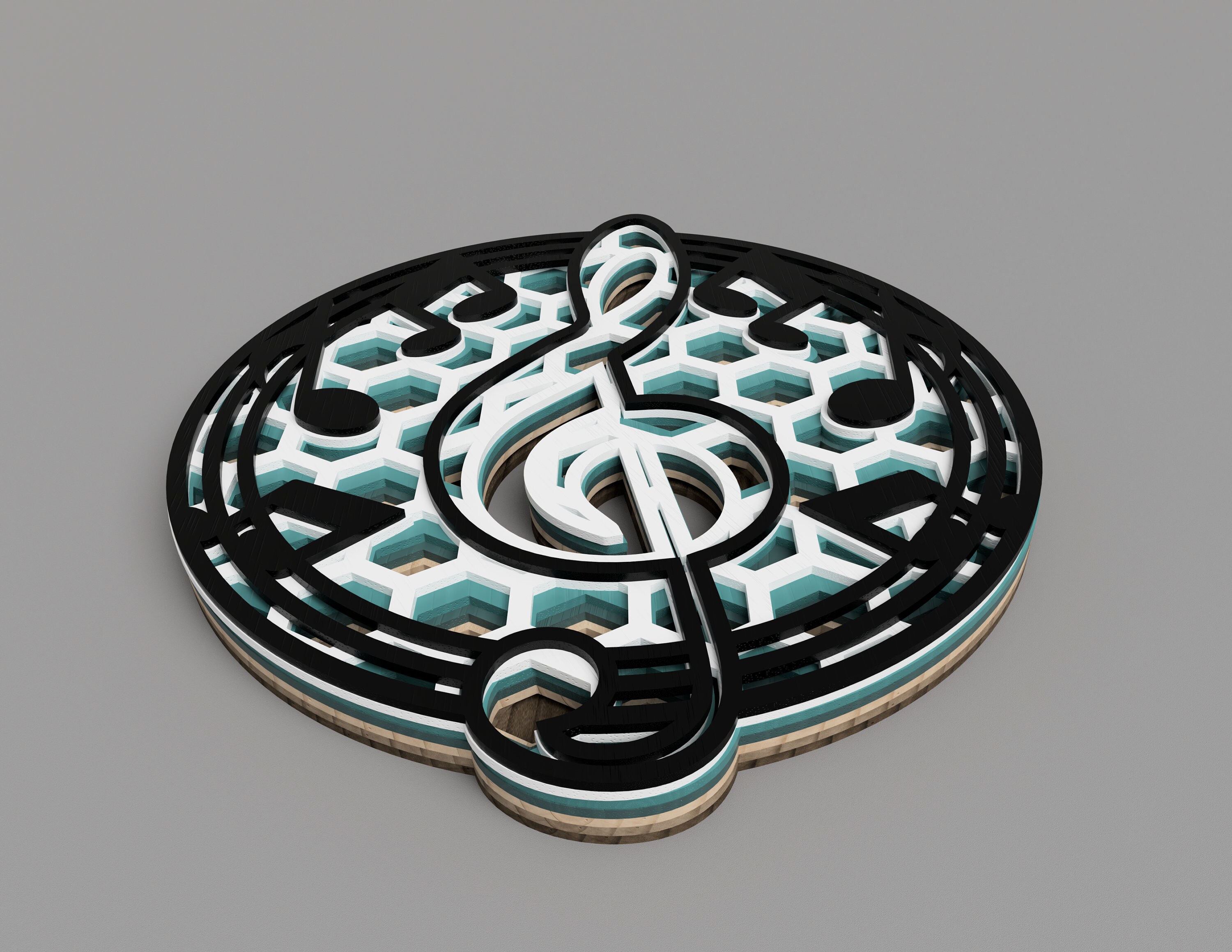 Music Laser Cut File Layered Svg Vector Design Layered Art | Etsy Australia