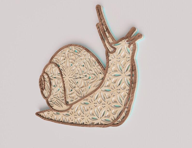 Snail Laser Cut File Snail Svg Laser Cut Files Svg Multi | Etsy