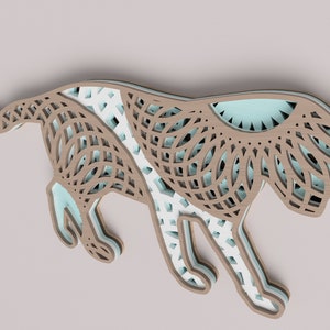 Cat Laser Cut File, Layered Svg, Vector Design, Dxf File for Laser ...