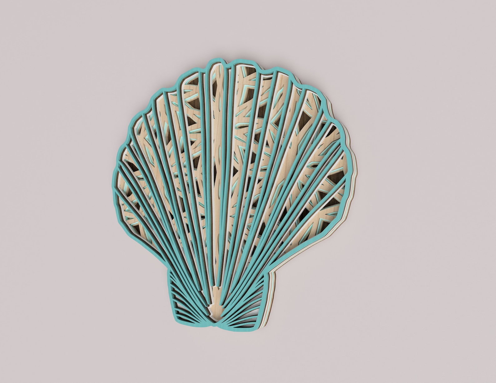 Seashell Laser Cut File Layered Svg Vector Design Dxf File - Etsy Canada