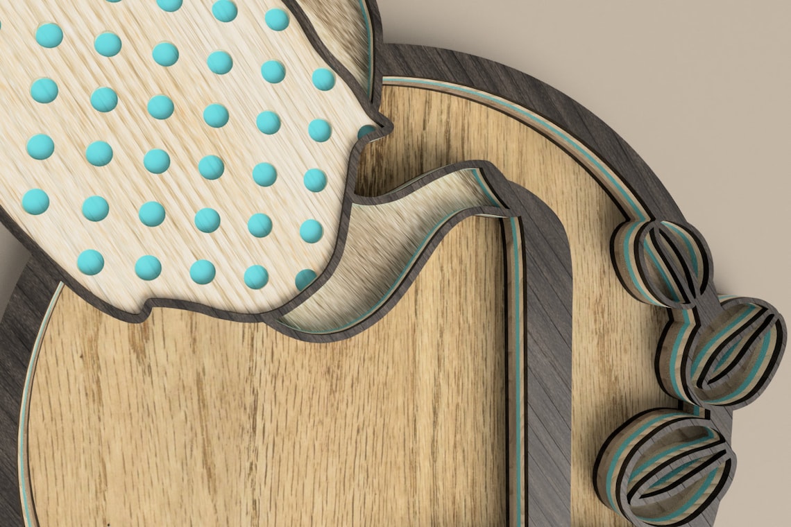 Coffee Laser Cut File Layered Svg Vector Design Layered - Etsy