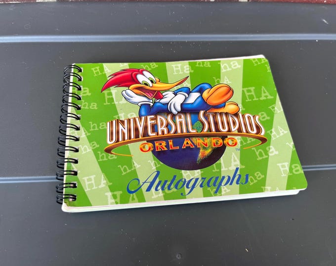 Universal Studios Autograph Book Early 2000s. Used - Etsy