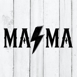 Mama Svg-rock Mama Svg-mama Svg Shirt-mama Lightning Svg-this Mama ...