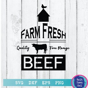 Beef Svg-beef Sign Svg-farm Fresh Beef Svg-beef Cut Svg-farm Sign Svg ...