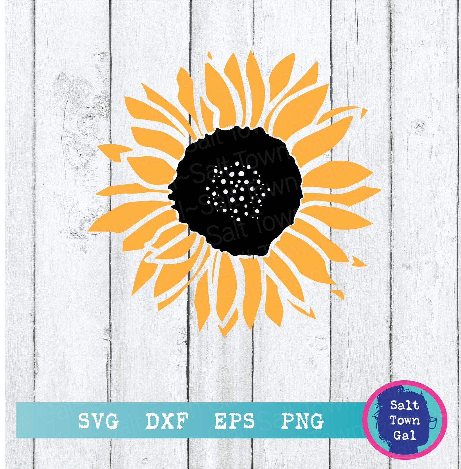 Sunflower Svg-Sunflower Svg Layered-Simple Sunflower | Etsy
