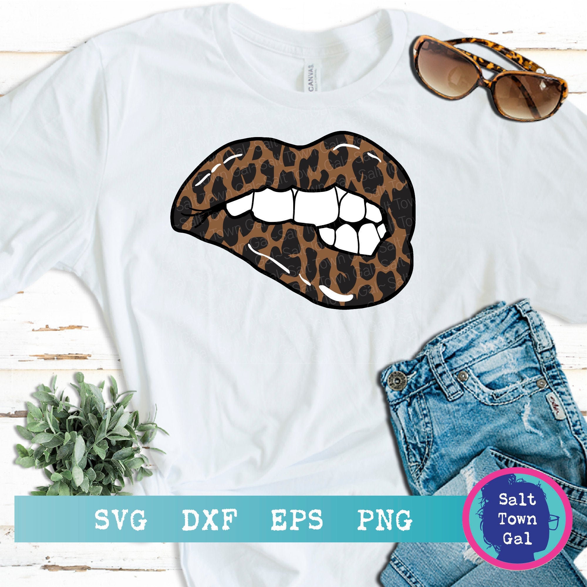 Lips Svg-biting Lips Svg-leopard Lips Svg-lip Svg-kiss - Etsy