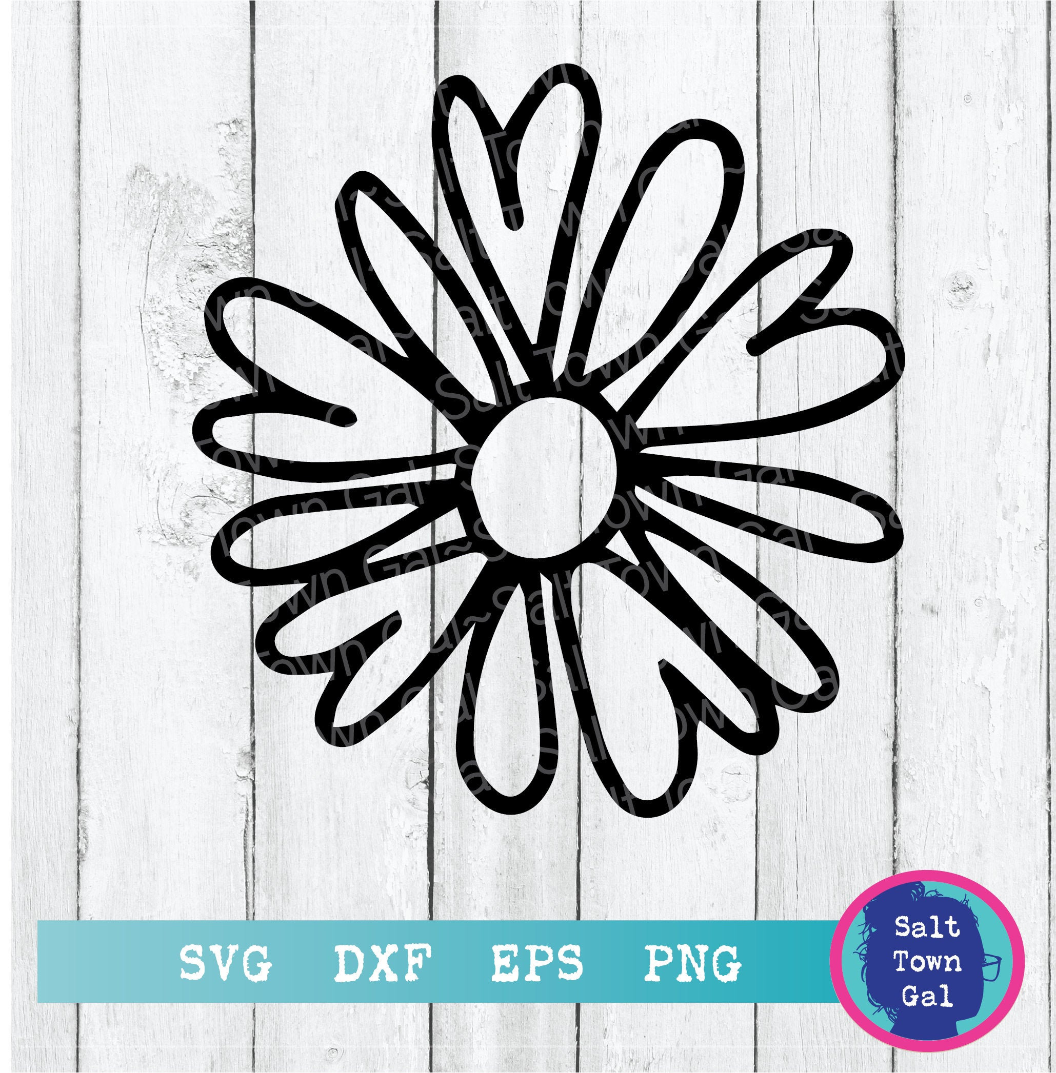 Daisy SVG-Simple Daisy SVG-Daisy Flower Svg-Simple Daisy Cut | Etsy