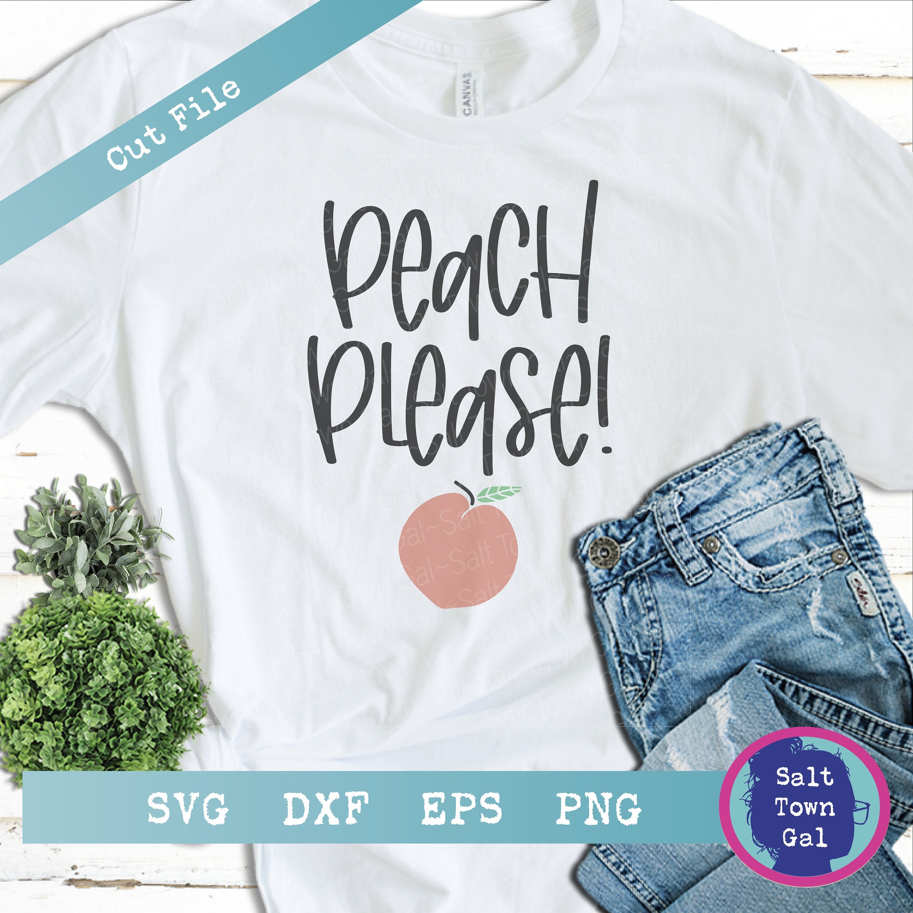 Peach Please Svg-peach Svg-fruit Svg-peach Please PNG EPS DXF - Etsy