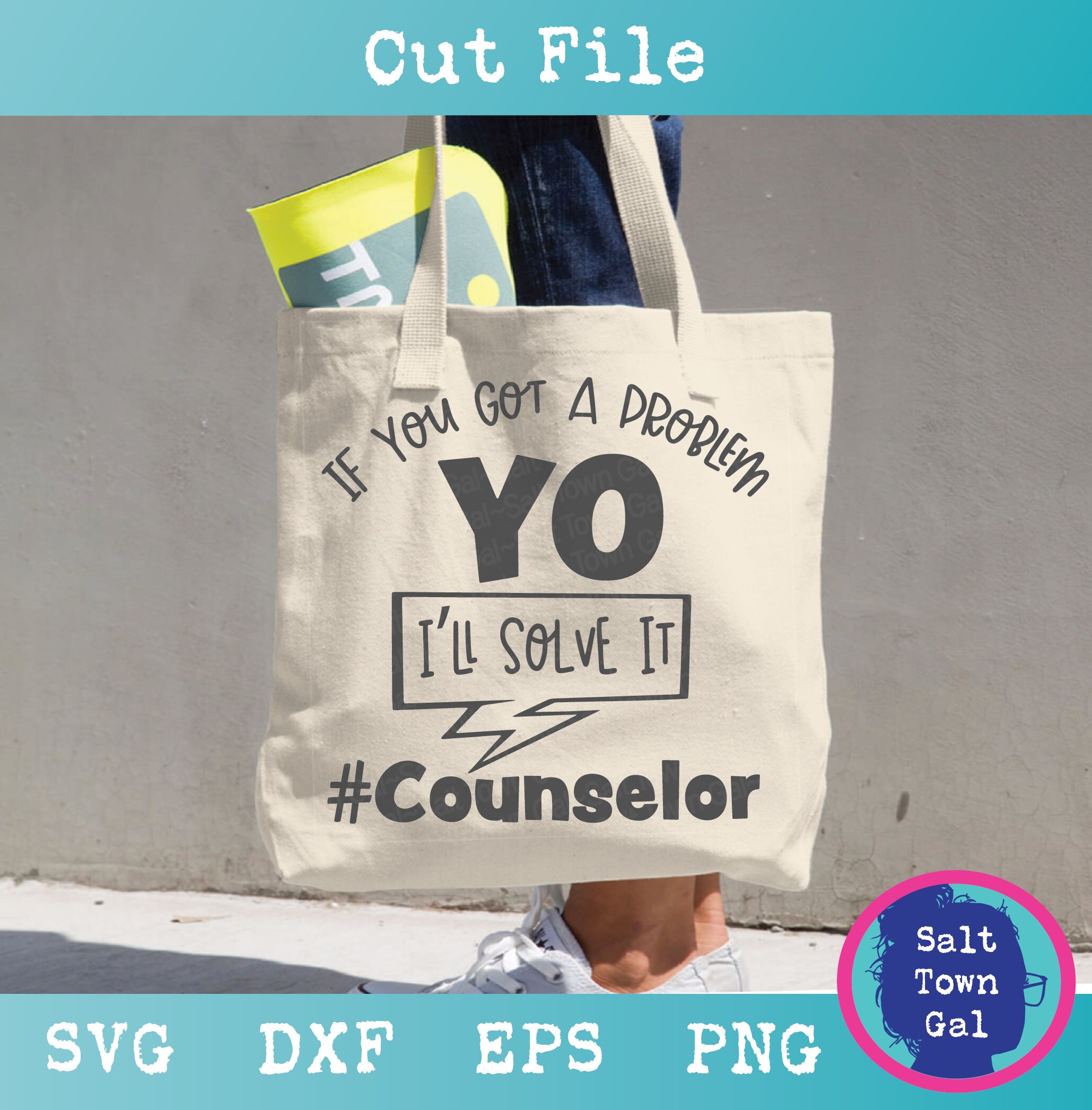 If You Got a Problem Svg-yo I'll Solve It Svg-counselor | Etsy