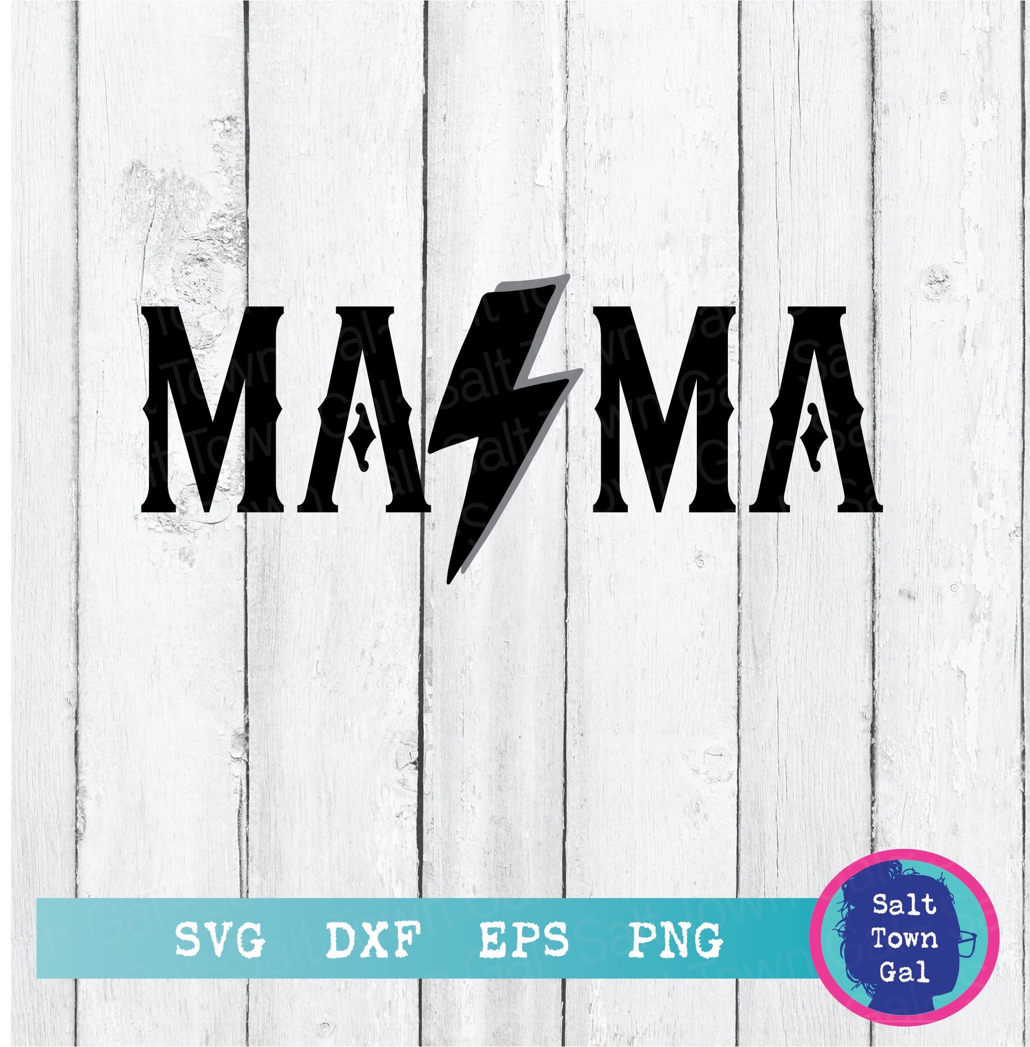 Mama SVG-Rock Mama Svg-Mama Svg Shirt-Mama Lightning Svg-ACDC | Etsy