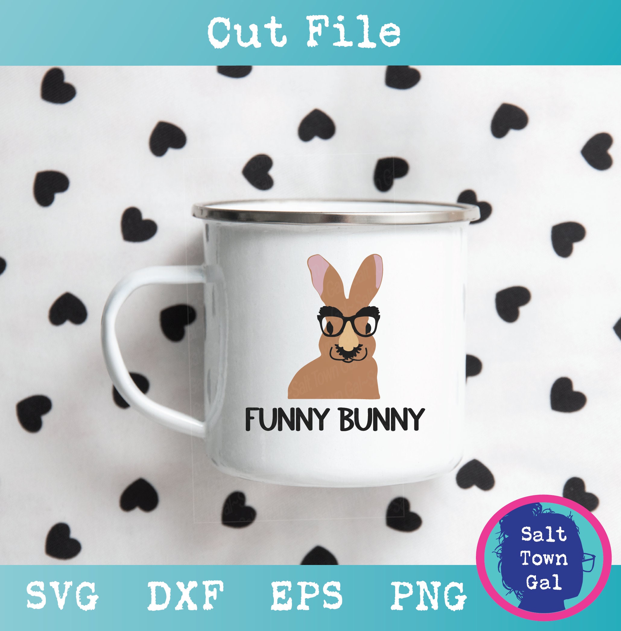 Funny Bunny Svg-bunny Svg-easter Svg File for Cricut-silly | Etsy