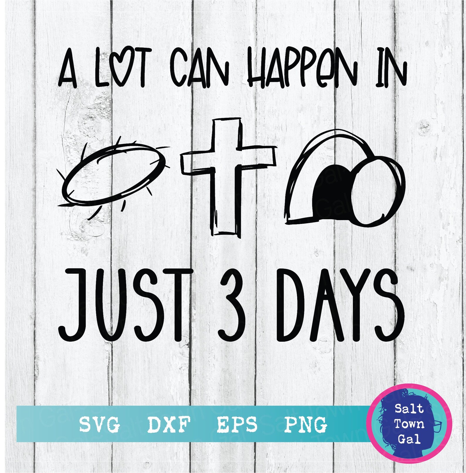 Alot Can Happen in 3 Days Svg-just 3 Days Svg-tomb | Etsy